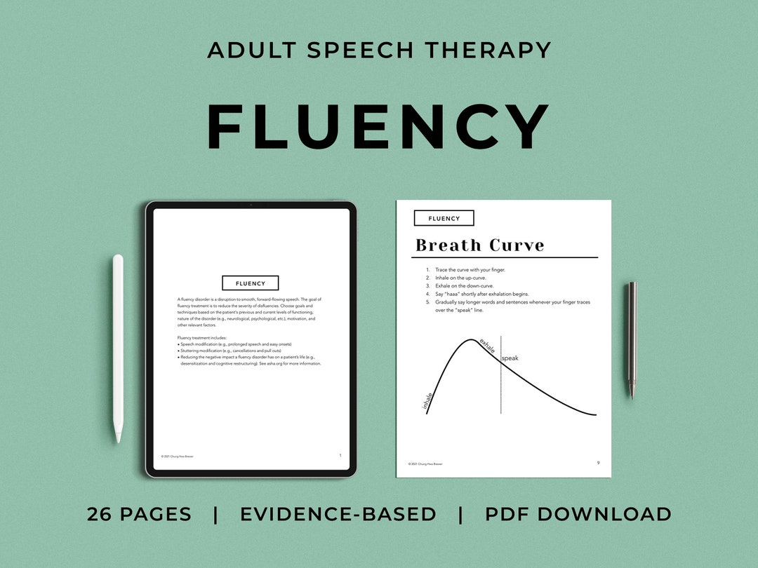 Fluency Pack, PDF, Patient Handouts, Worksheets, Resources, Medical SLP ...
