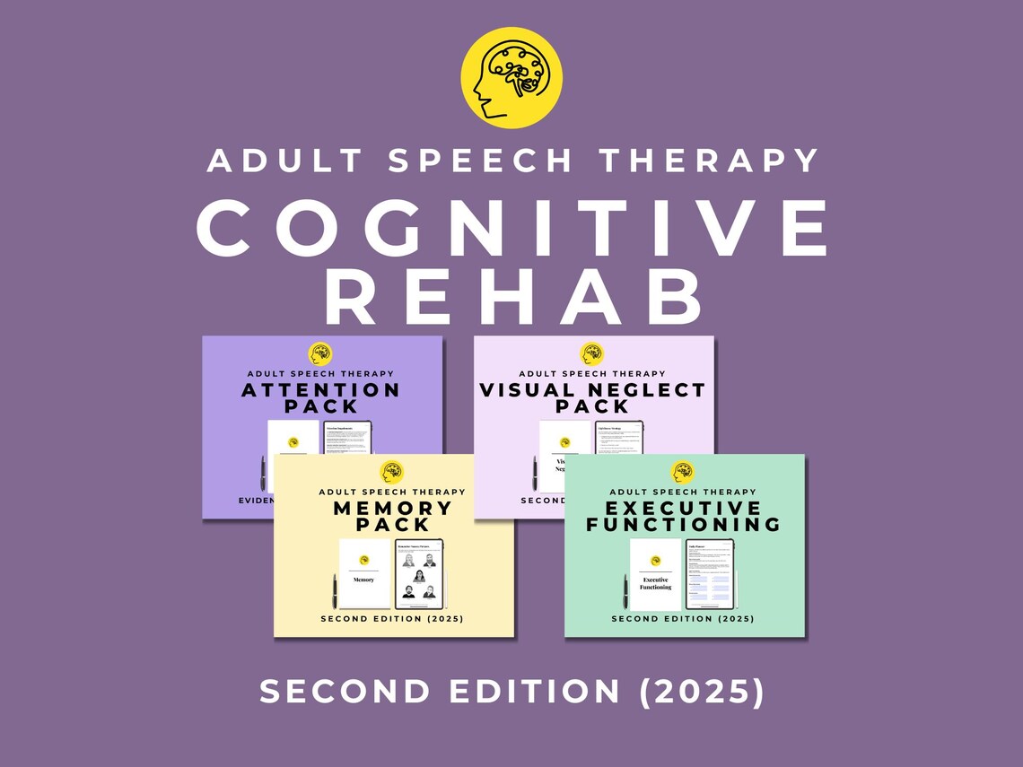 Cognitive Rehabilitation Bundle: Executive Functioning, Attention ...