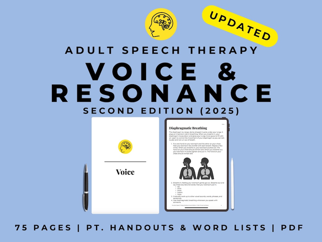 The Voice & Resonance Workbooks PDF for Voice Therapy Evidence Based ...