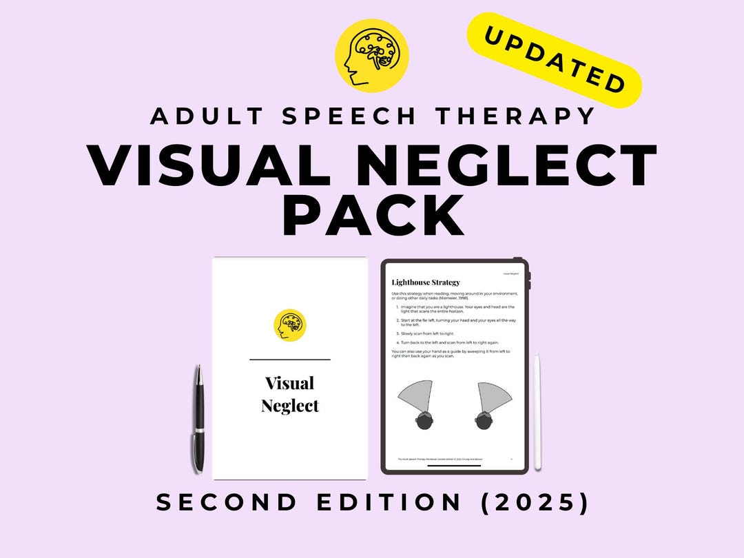 The Visual Neglect Workbook PDF Evidence-based Scanning Activities ...