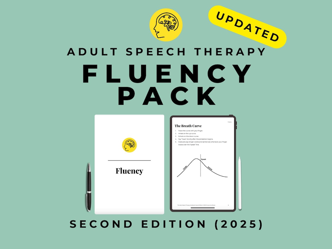 The Fluency Workbook PDF Stuttering Worksheets for Adults Evidence ...