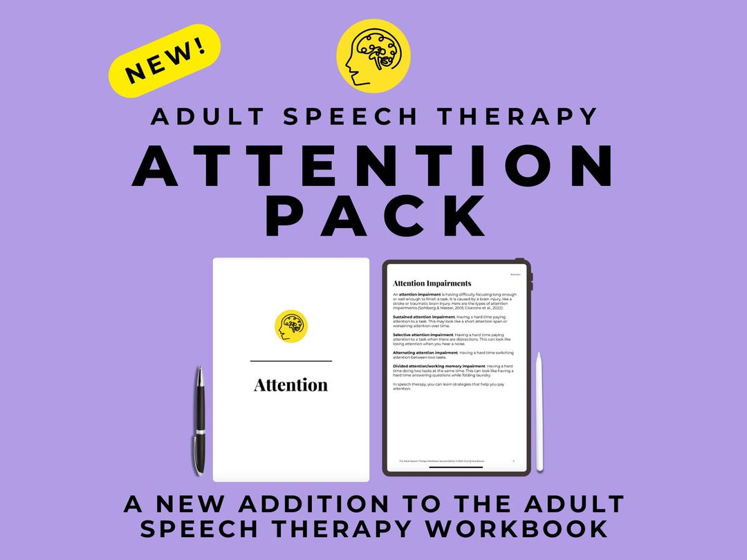 The Attention Workbook PDF Evidence-based Worksheets Materials for ...