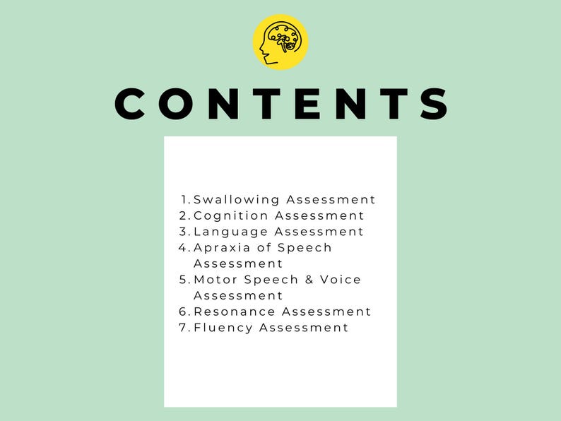 The Adult Speech Therapy Assessment Pack PDF, Informal Speech and ...