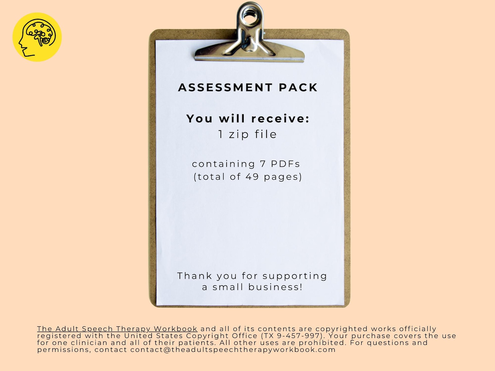 The Adult Speech Therapy Assessment Pack PDF, Informal Speech and ...