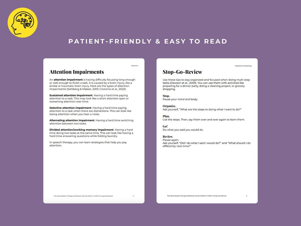 Cognitive Rehabilitation Bundle: Executive Functioning, Attention ...