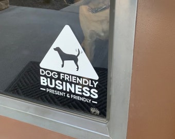 Dog Store Window Decal - Etsy
