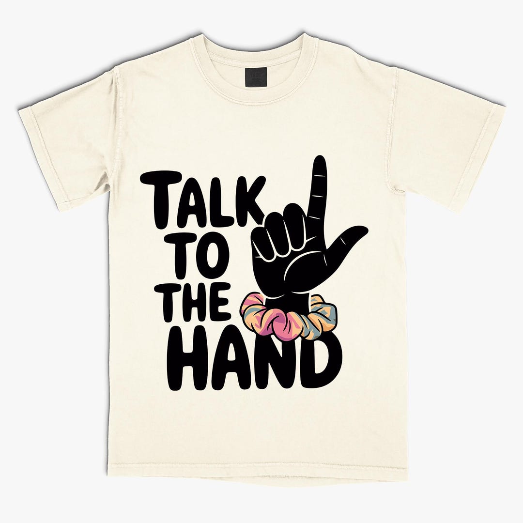 Talk to the Hand - Etsy
