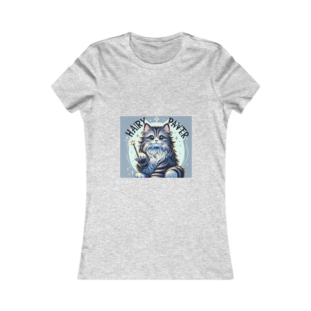 Women's Fitted Hairy Pawter Cute Parody Kitten T-shirt Tee - Etsy