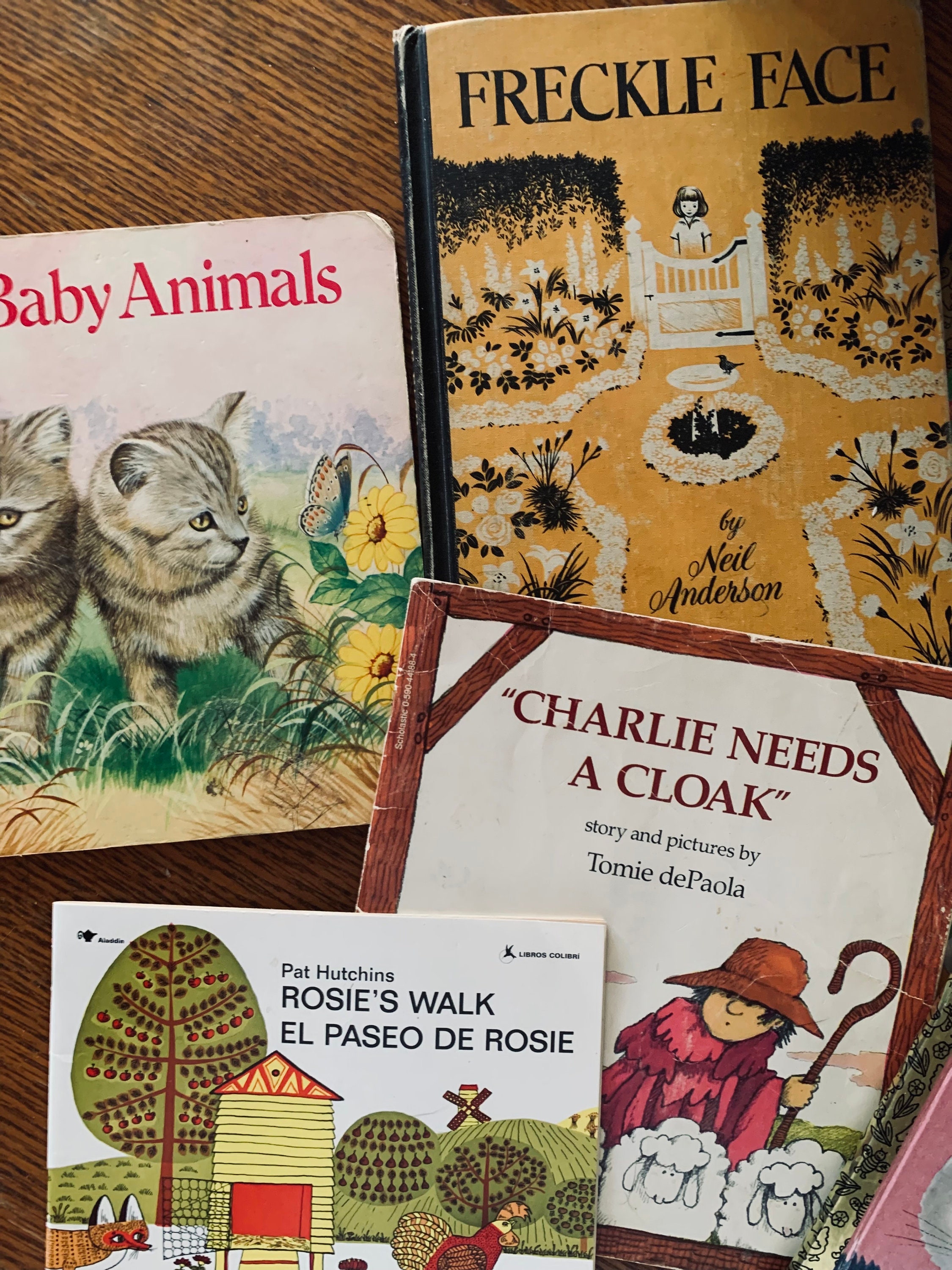 Vintage Childrens Books Set of Ten Assortment Little Golden Books ...