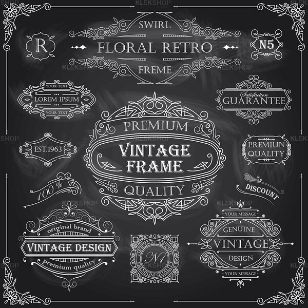 Vintage Chalkboard - Etsy