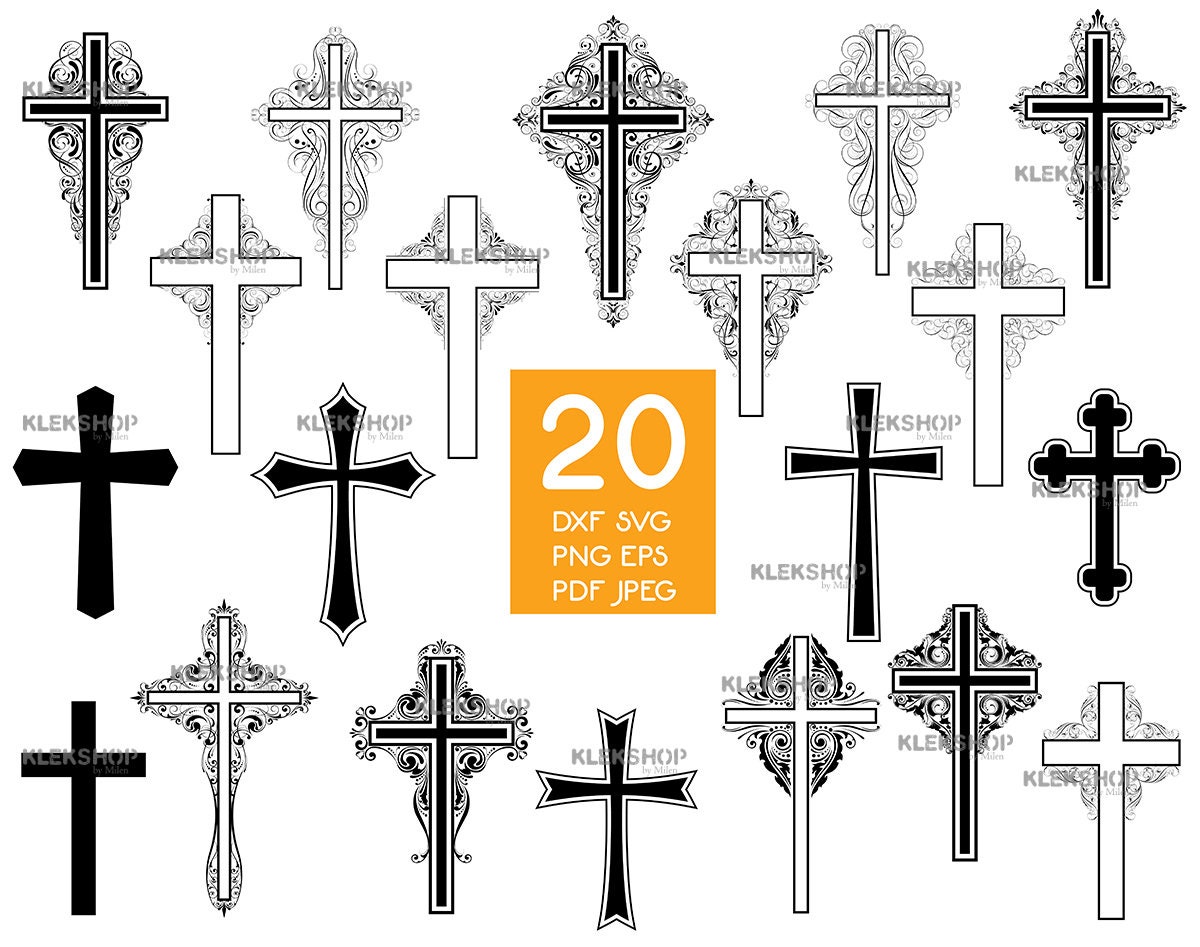 Kreuz Svg-Datei Cross Clipart Kreuze Svg-Datei Kreuze - Etsy.de