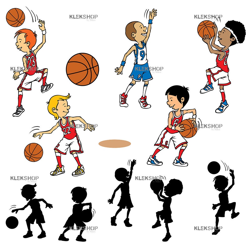 Kids Basketball Clipart