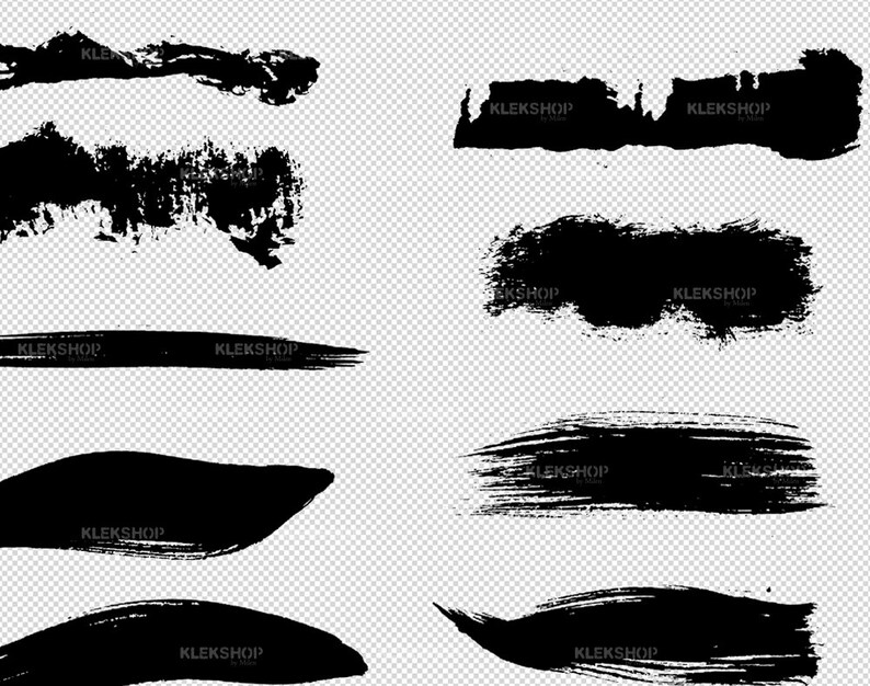 Paint Brushes Svg Brush Stroke SVG Brush Stroke Clipart - Etsy