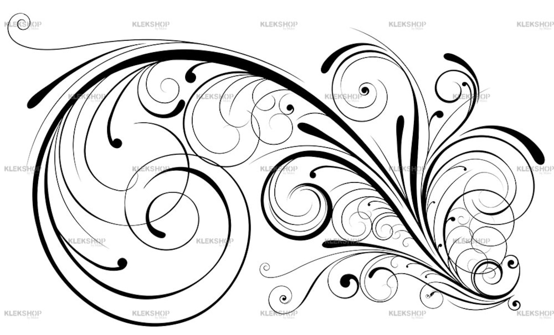 Flower Swirl Vector Png
