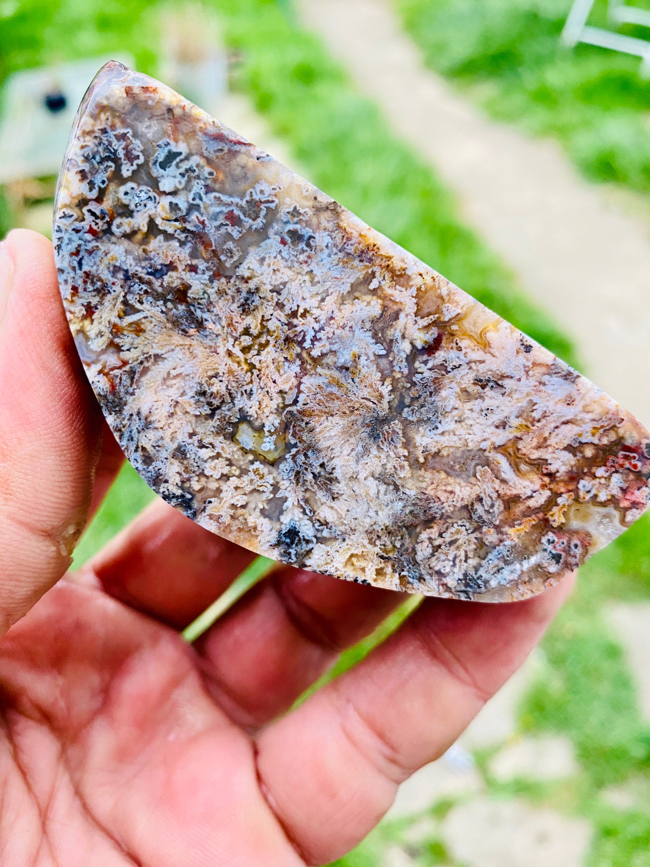 Spring Agate. Natural Multicolour Plume Agate Rough.100% Natural. - Etsy