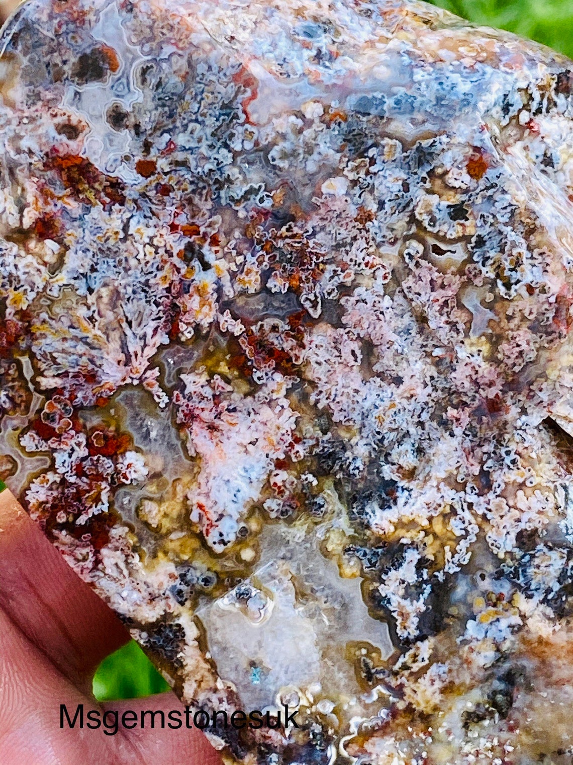 Rare Plume Agate Rough Slab Top Quality Colourfulagate | Etsy