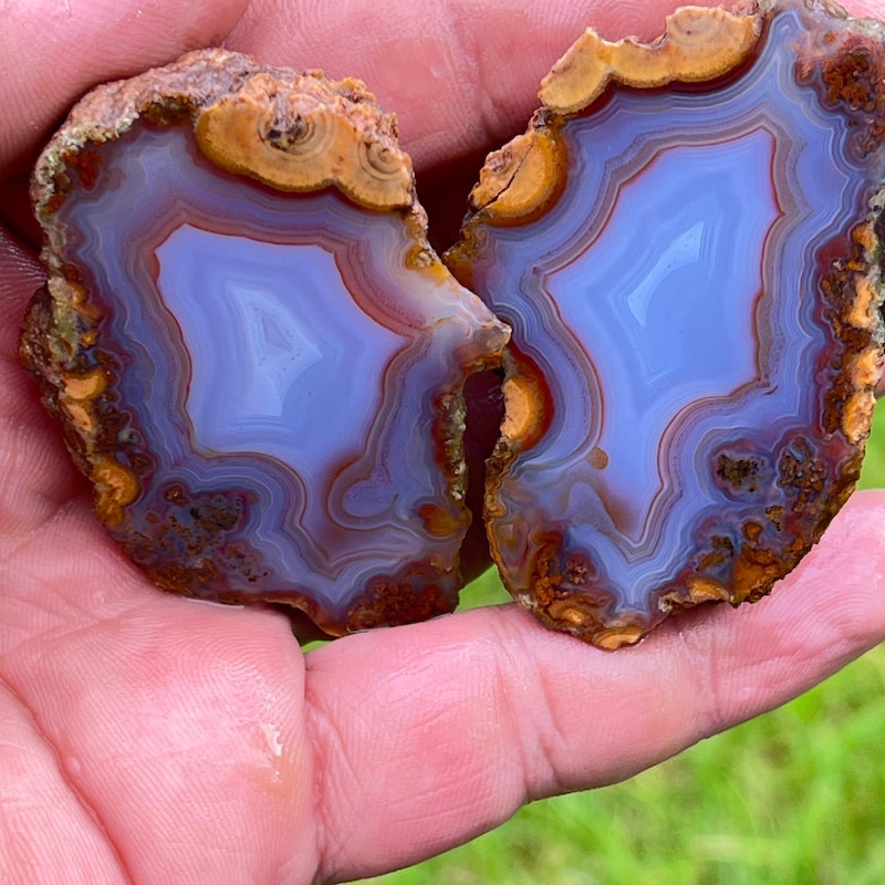 Raw Agate Jewelry - Etsy