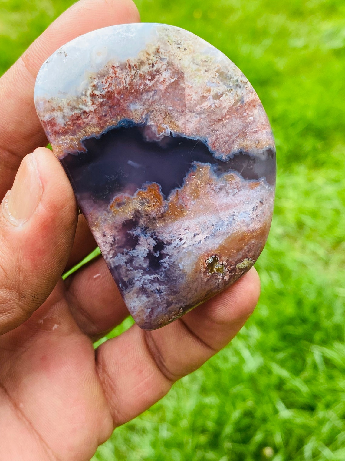 Rare Plume Agate Rough Slab Top Qualityagate Specimen. - Etsy UK