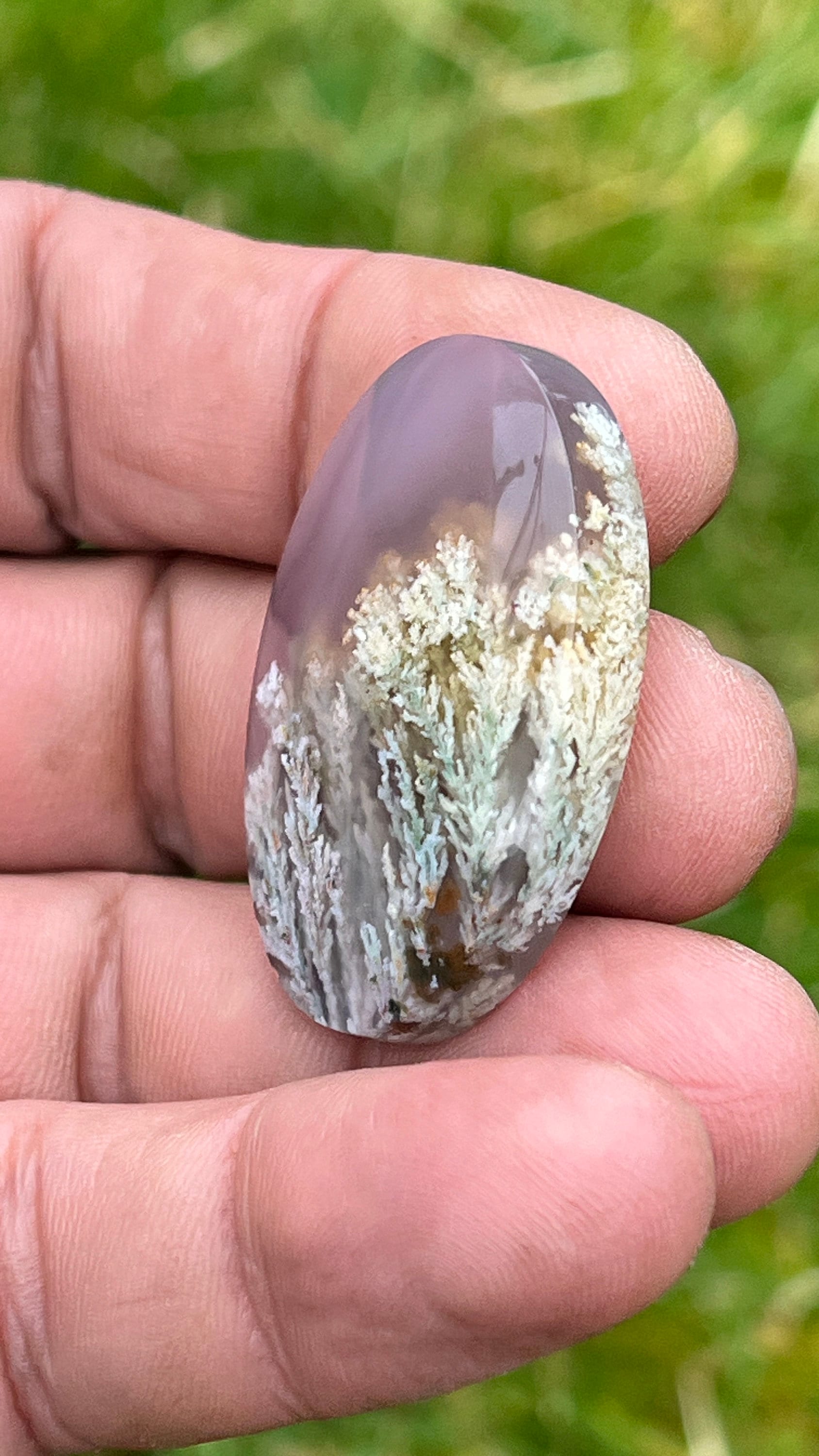 Natural Galaxy Cooper Creamy Colours Plume Agate Cabochon & Rare Agate ...