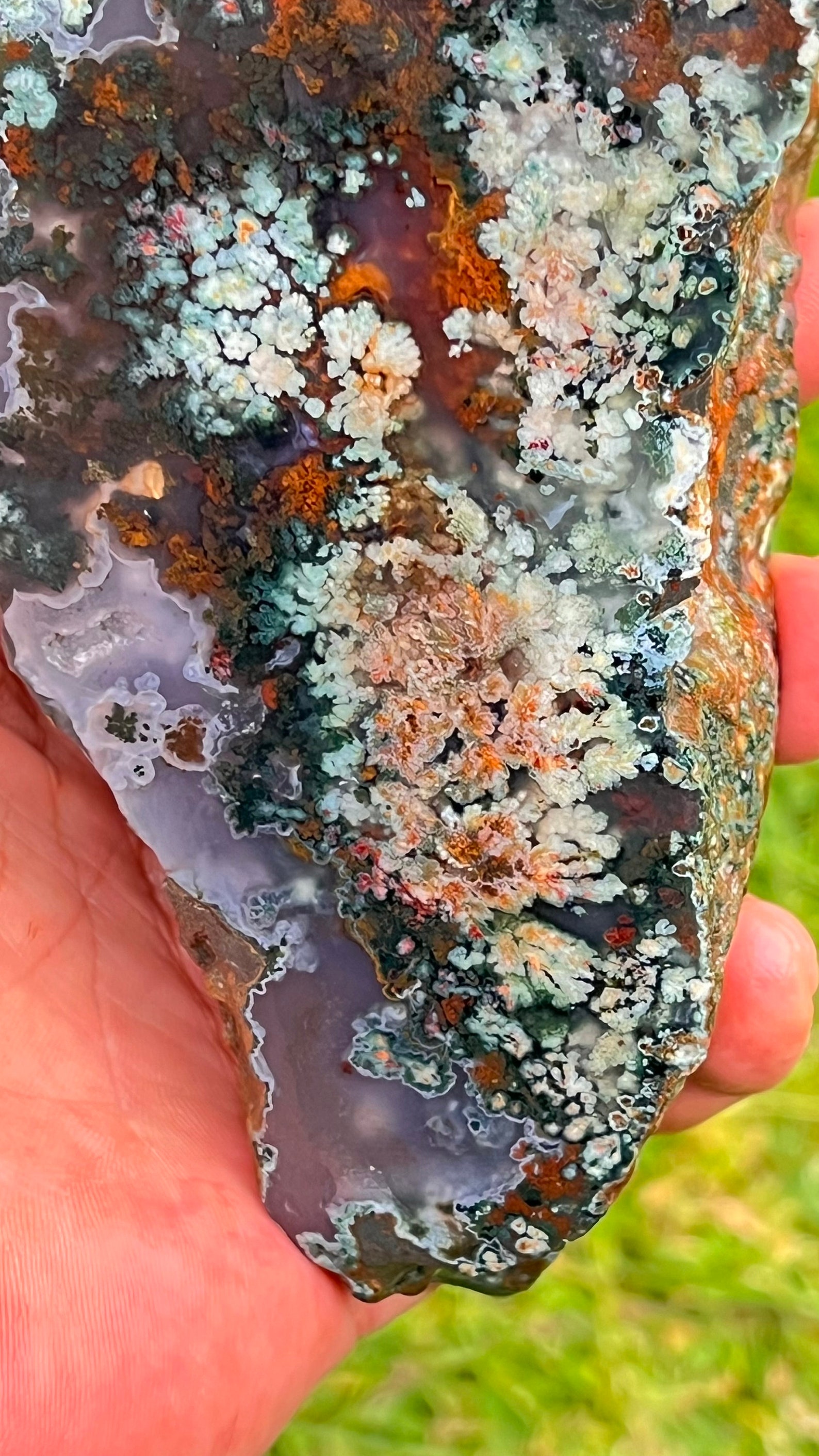 Amazing Landscape Plume Agate Stone .rare Plume Agate Rough, Agate ...
