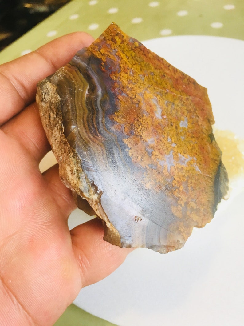 Carey Plume agate slab. High quality agate. 100% natural. | Etsy