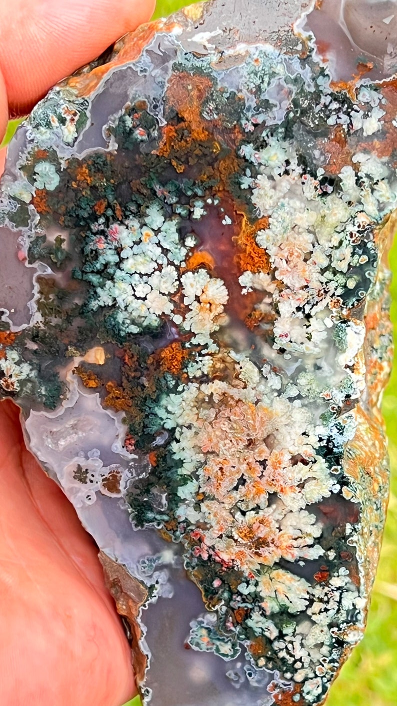 Amazing Landscape Plume Agate Stone .rare Plume Agate Rough, Agate ...