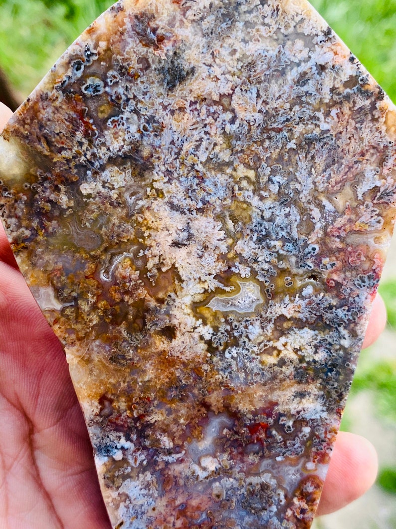 Rare Plume Agate Rough Slab Top Quality Colourfulagate - Etsy