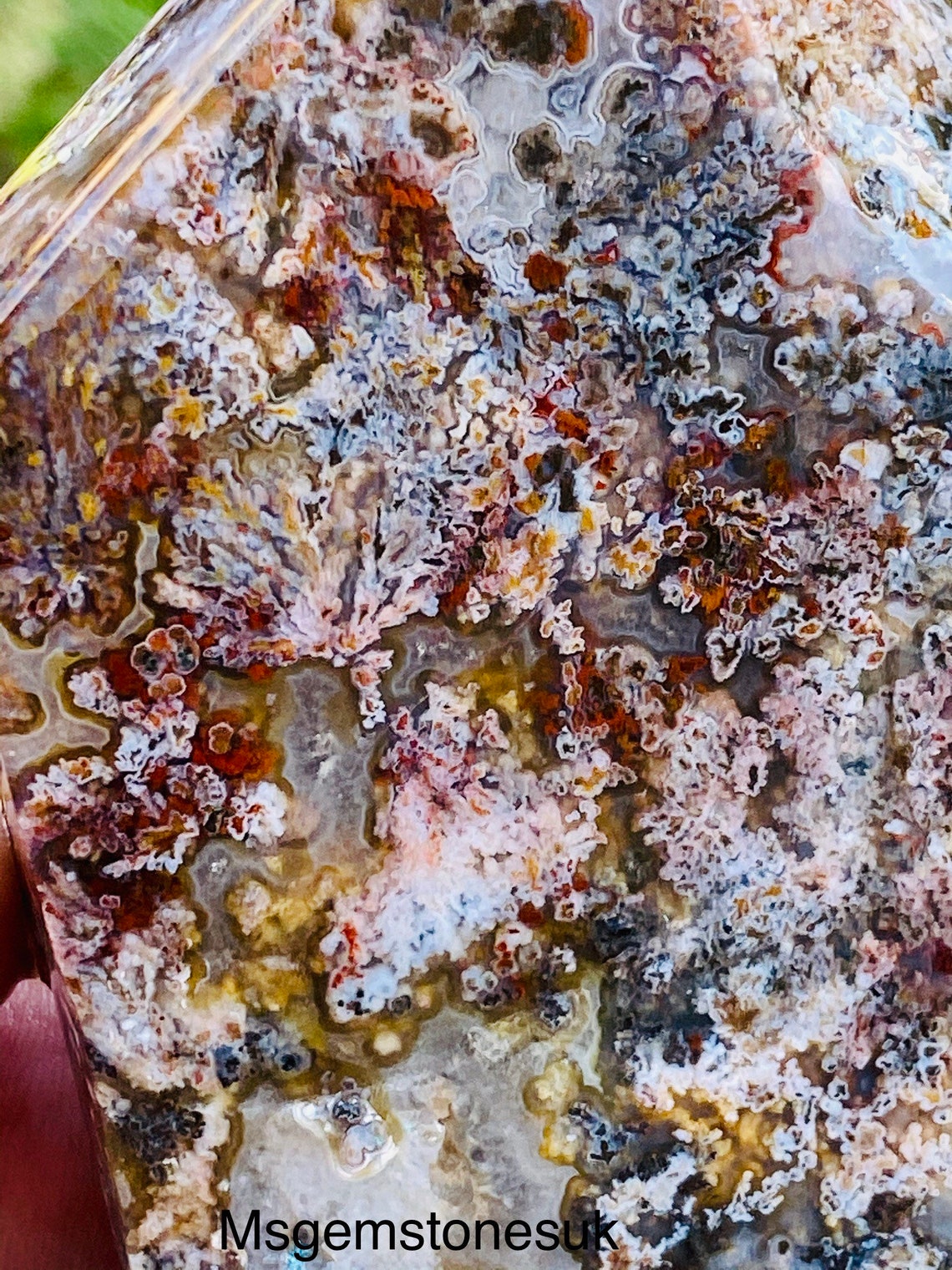 Rare Plume Agate Rough Slab Top Quality Colourfulagate | Etsy