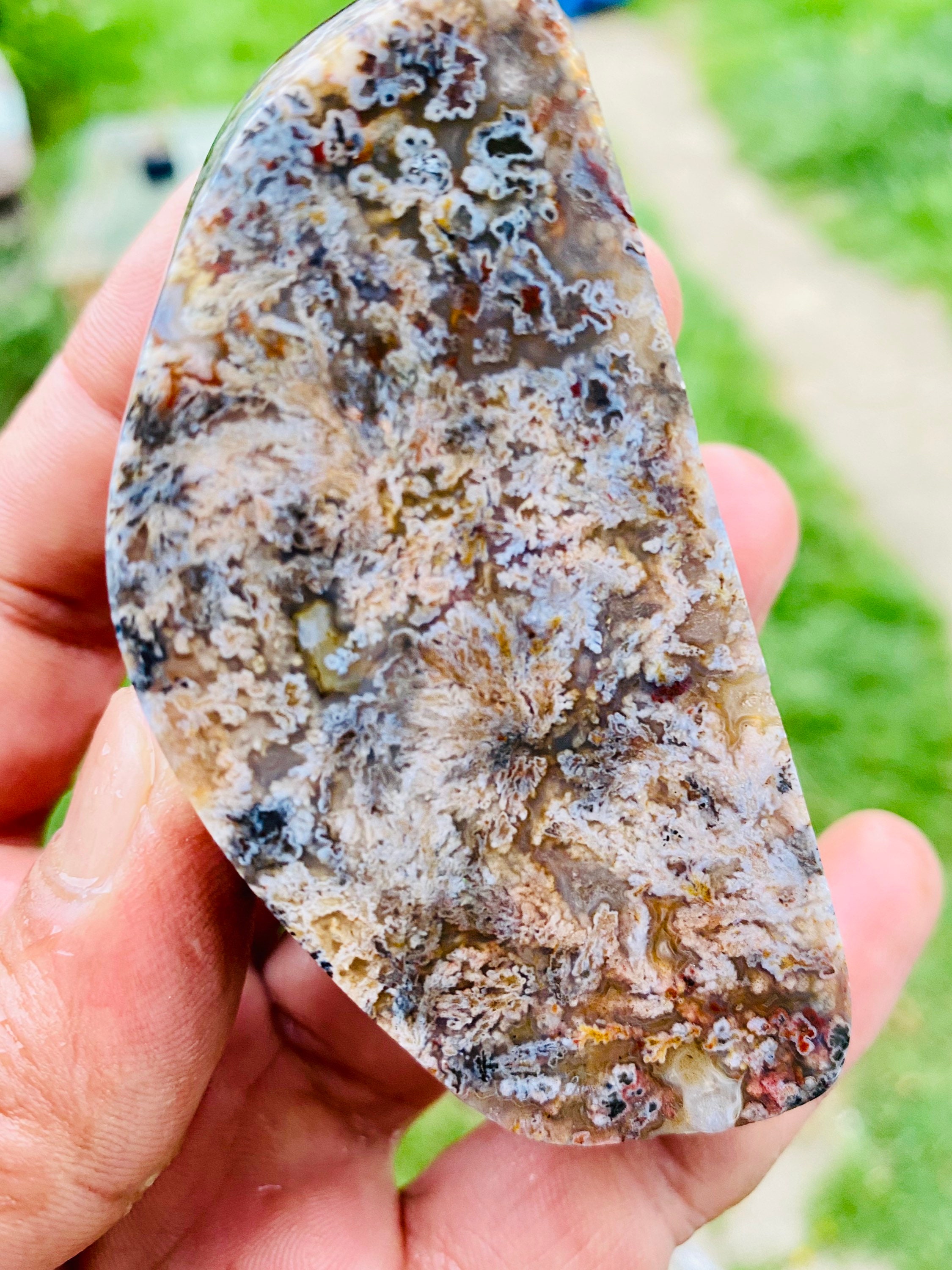 Spring Agate. Natural Multicolour Plume Agate Rough.100% Natural. - Etsy