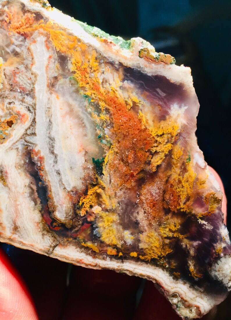 Rare Plume Agate Rough Top Quality Colourfulagate - Etsy
