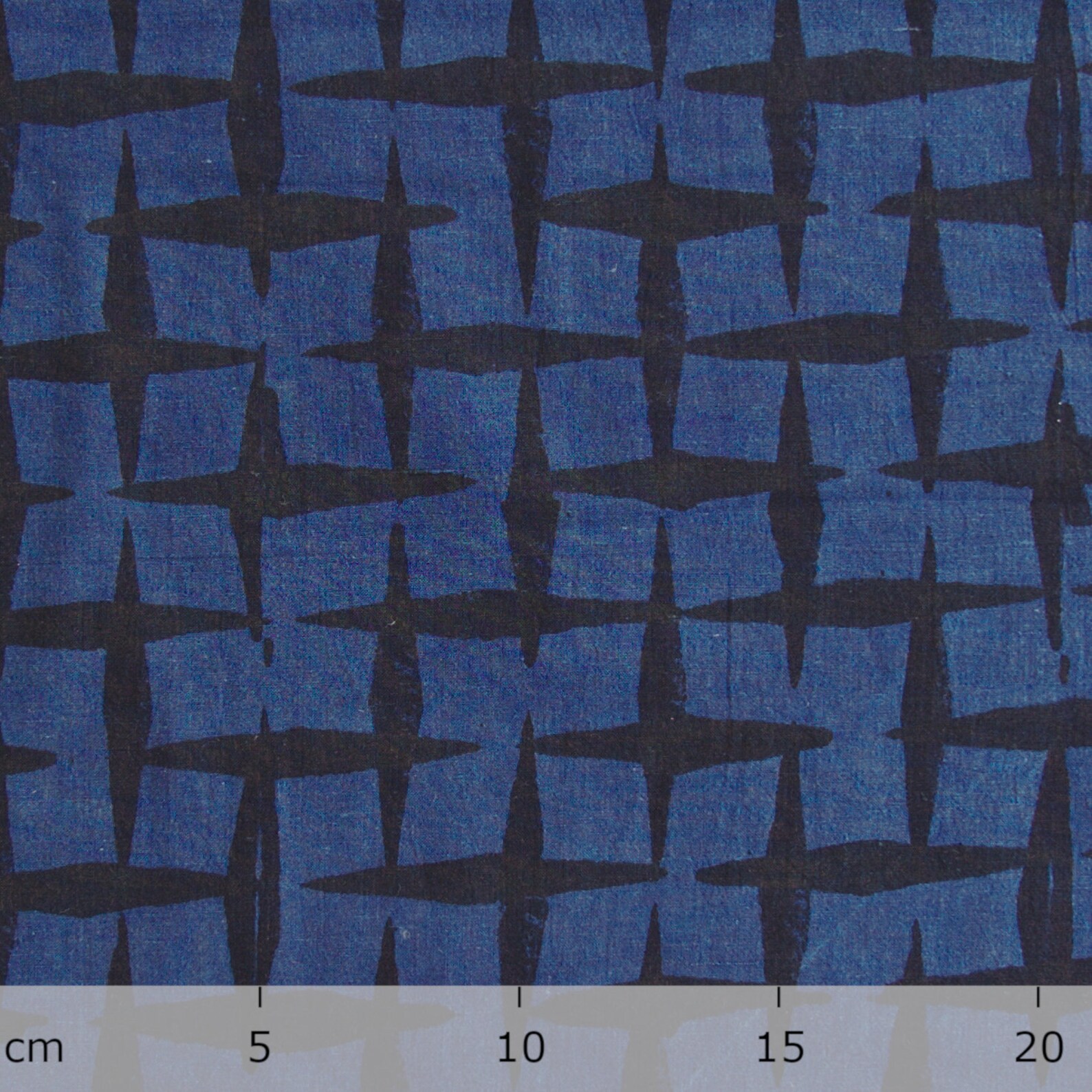 Crosses / Block-printed Cotton Fabric / Printed With Black - Etsy