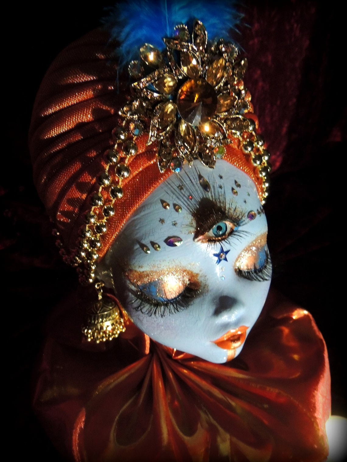 All Seeing Eye Mystical Fortune Teller Style Doll Head Freak - Etsy UK