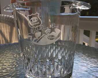 Crystal ice bucket | Etsy