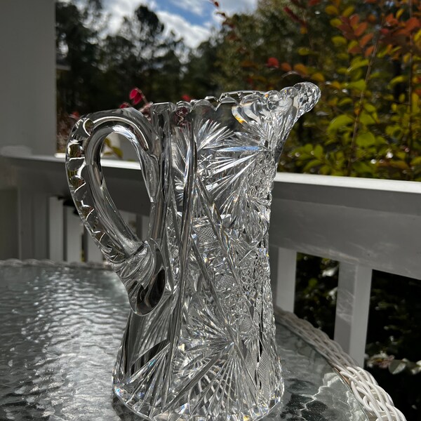 Crystal Pitcher - Etsy