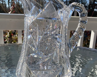 Crystal Pitcher - Etsy