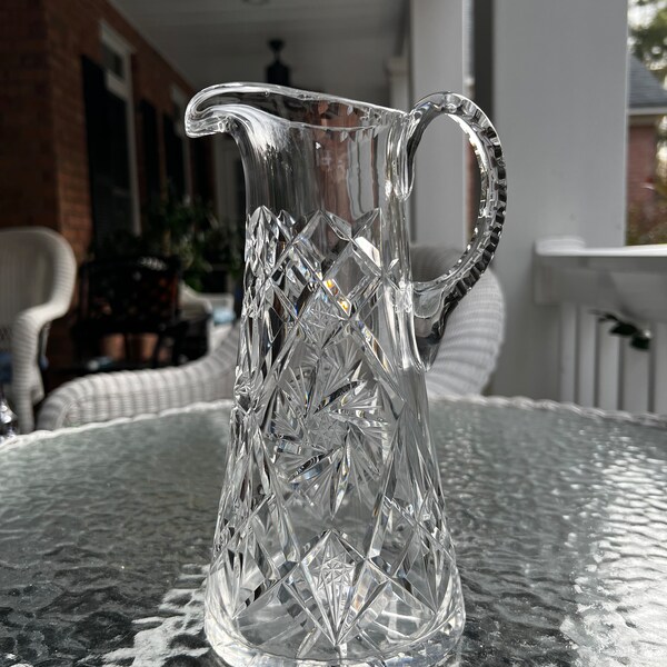 Buy Lead Crystal Pitcher Online - Etsy