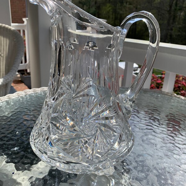 Crystal Pitcher - Etsy