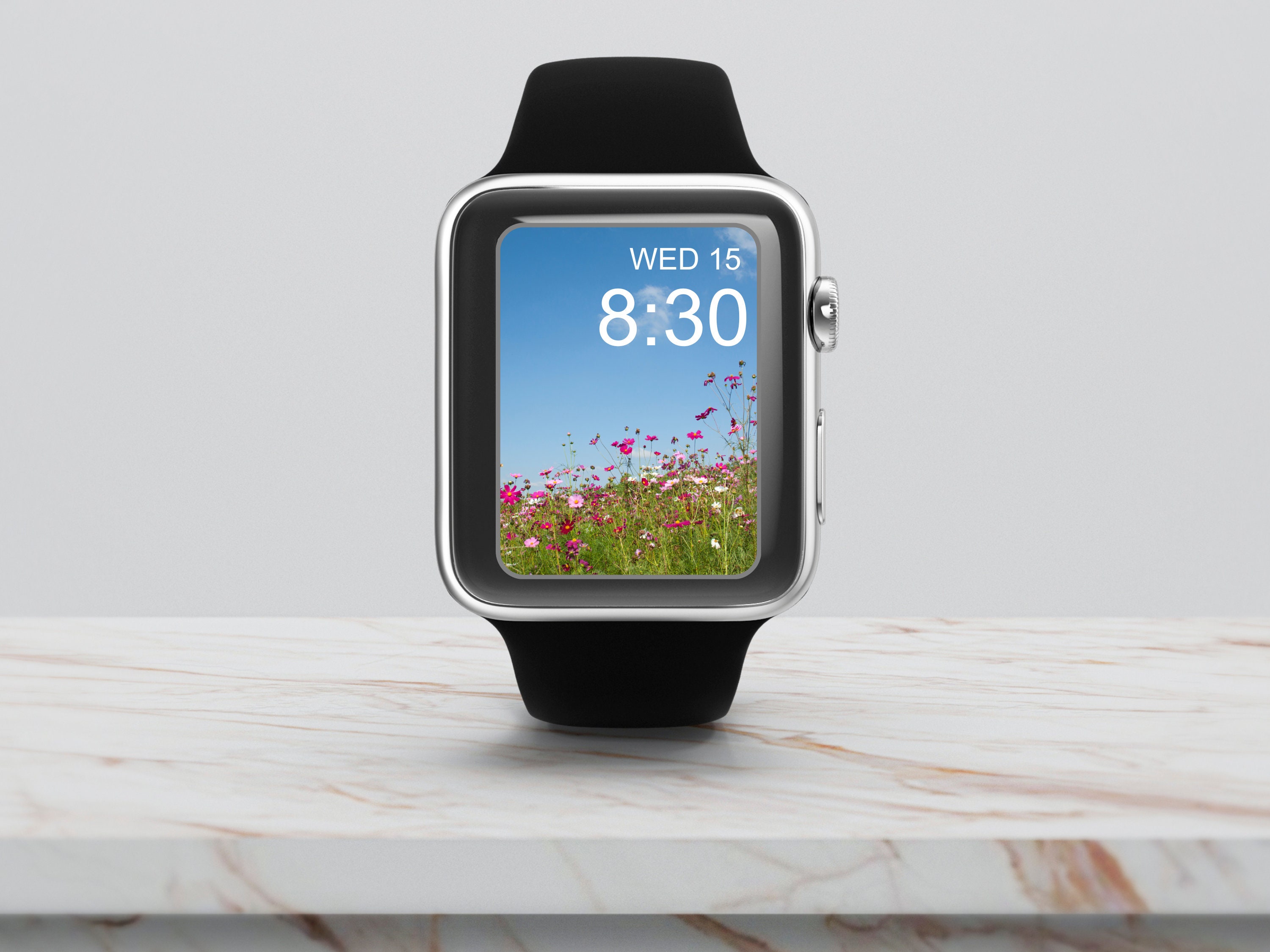 Floral Apple Watch Wallpaper, Wildflowers Watch Face, Watch Background ...