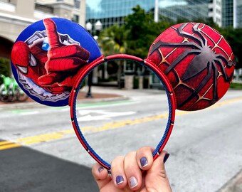 Spider-man Inspired Ears - Etsy