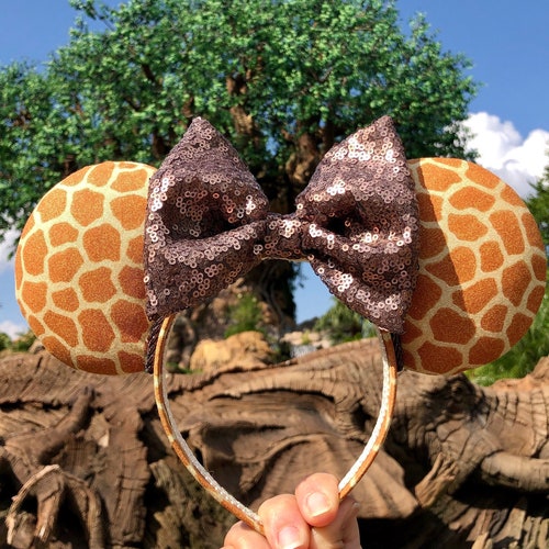 Cheetah Print Inspired Animal Kingdom Mouse Ears Disney Ears - Etsy
