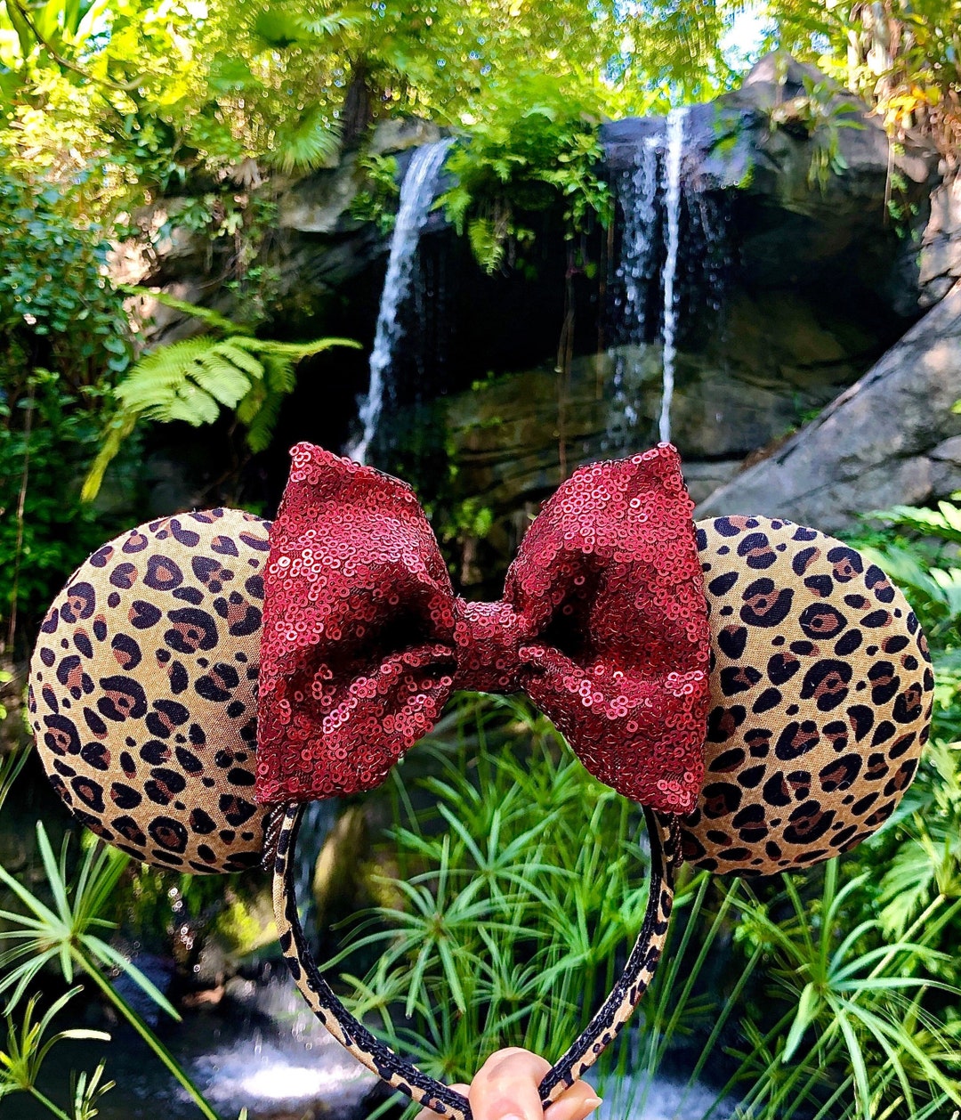 Cheetah Print Inspired Animal Kingdom Mouse Ears, Disney Ears, Minnie ...