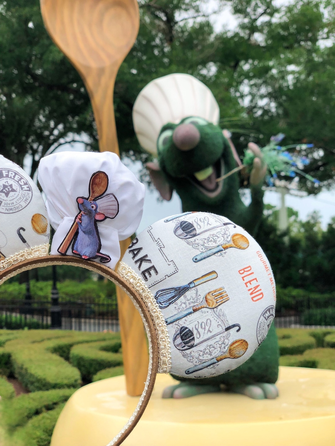 Remy Ratatouille Inspired Mouse Ears, Disney Ears, Minnie Ears, Mickey ...