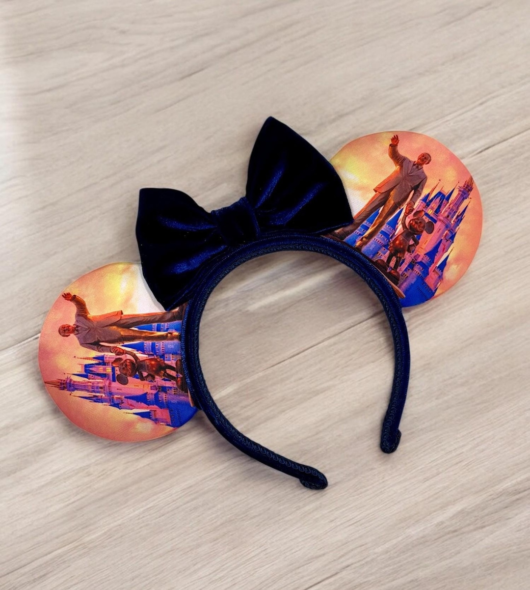 Mickey & Walt Disney Inspired Mouse Ears | Disney Ears | Handmade Ears ...