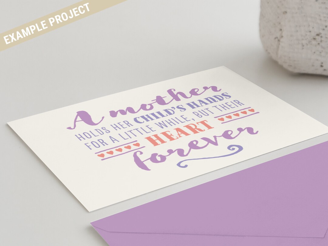 Mother Child SVG Cut File Word Art Vector Graphic Clip Art Cricut and ...