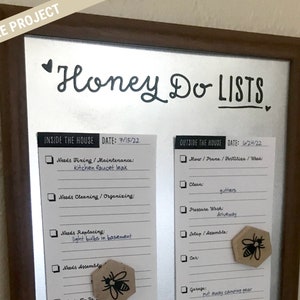 Honey-do List Crafting Graphics & Printable Kit Cut Honeybee Theme SVG ...