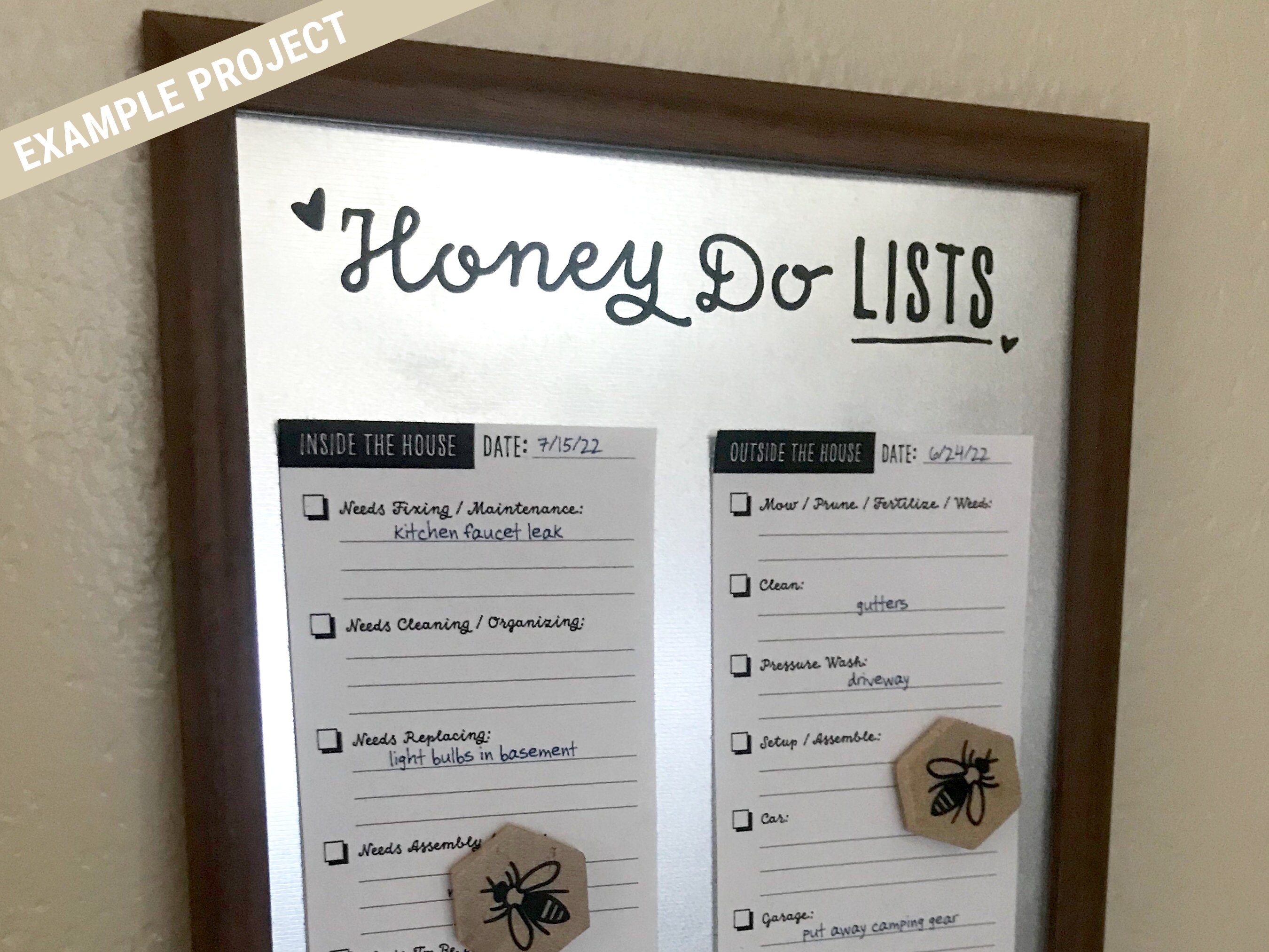 Honey-do List Crafting Graphics & Printable Kit Cut Honeybee Theme SVG ...