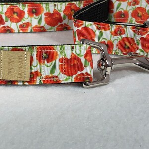 Poppy Flower Collar and Lead Set - Etsy