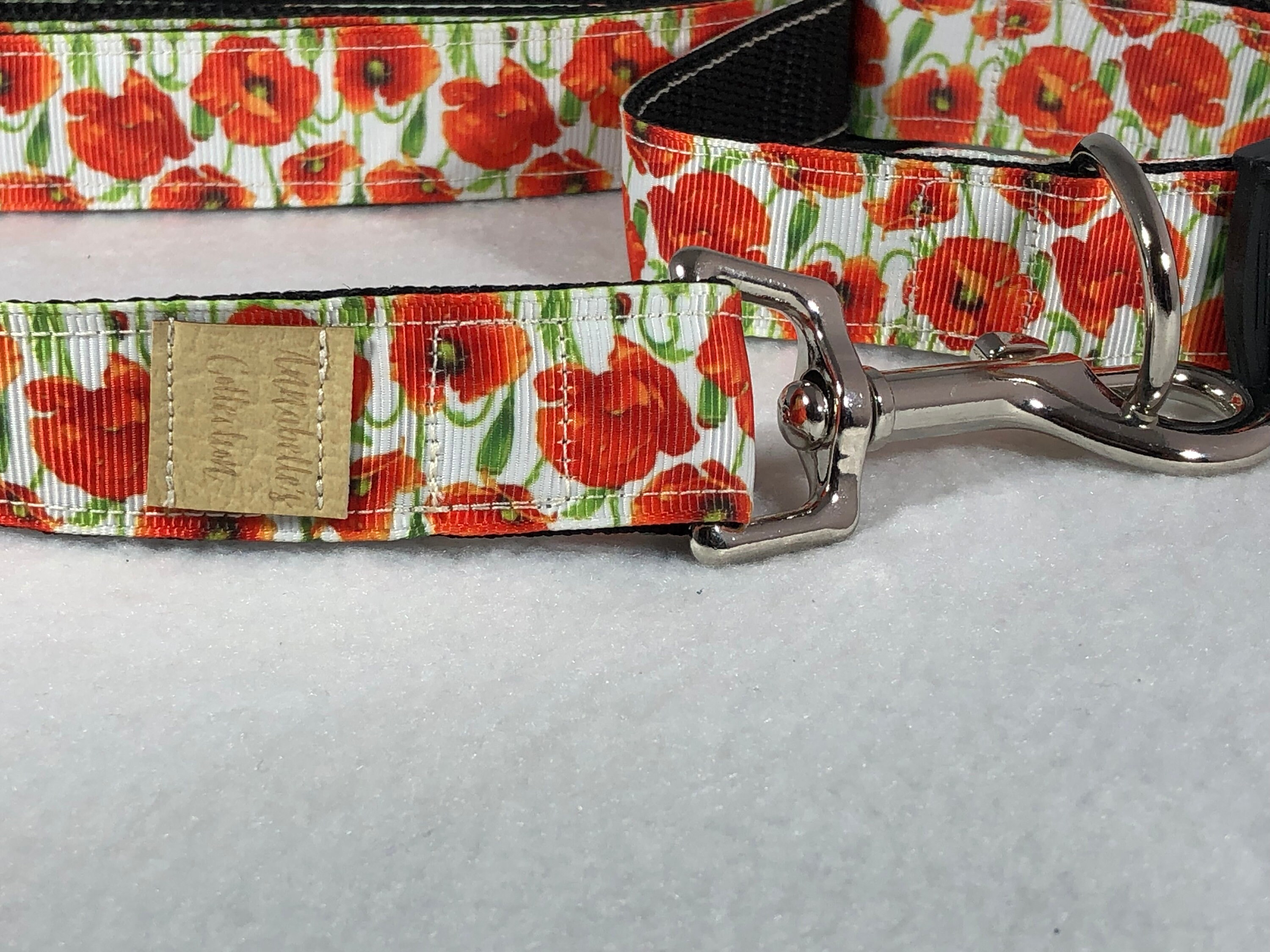 Poppy Flower Collar and Lead Set - Etsy