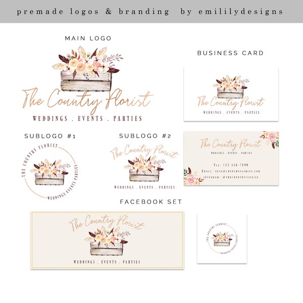 Rustic Logo Design - Etsy