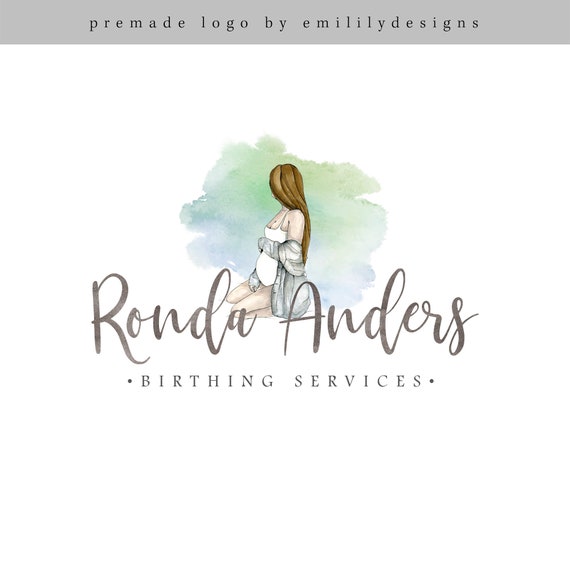 Baby Logo Branding Kit Watermark Logo Business Logo Birthing Logo Logo ...
